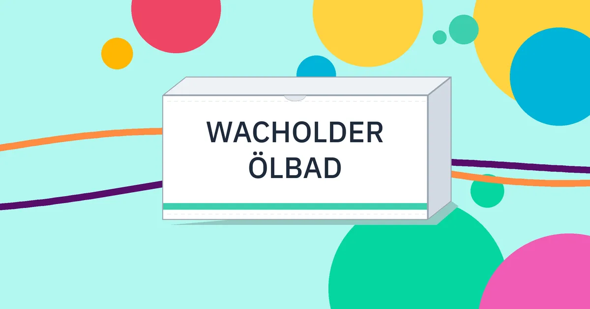 Symbolbild: Packung mit der Aufschrift WACHOLDER ÖLBAD (PZN 05517647) – Verfügbarkeit und Bezug in Apotheken in Frankfurt am Main