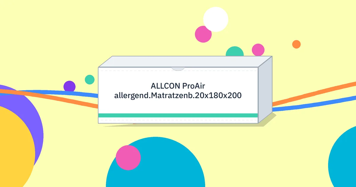 Symbolbild: Packung mit der Aufschrift ALLCON ProAir allergend.Matratzenb.20x180x200 (PZN 12445865) – Verfügbarkeit und Bezug in Apotheken in Frankfurt am Main