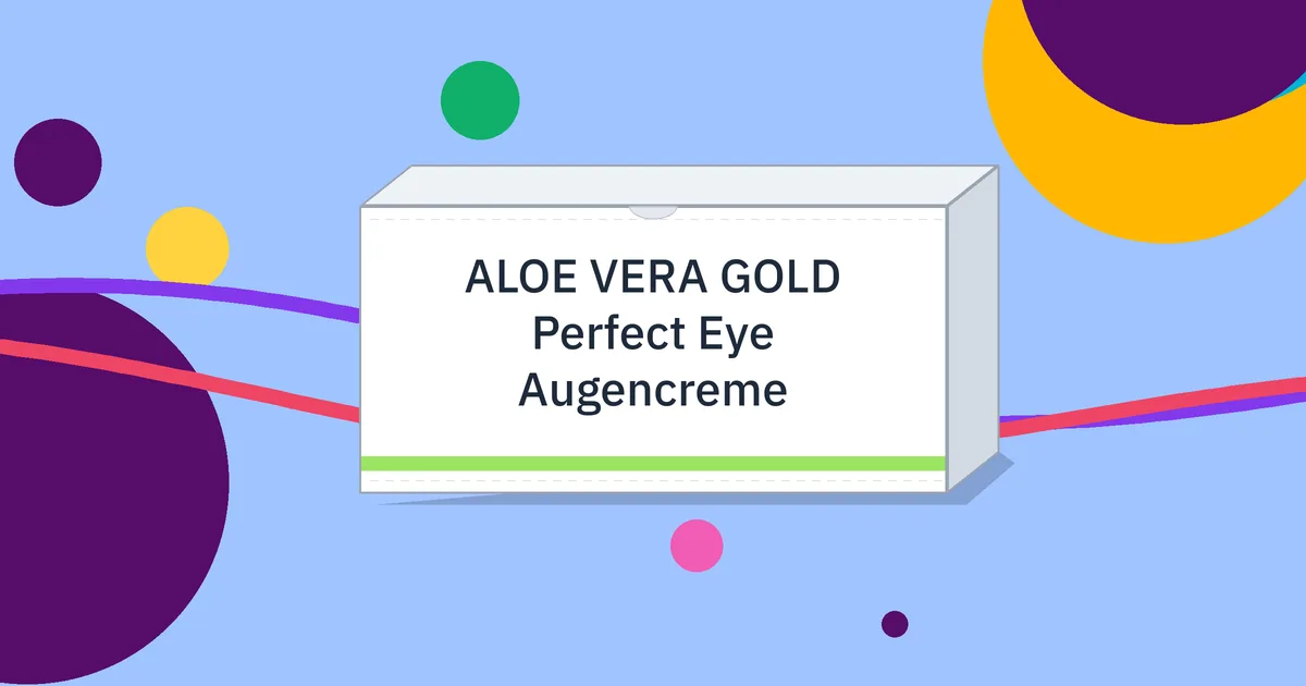 Symbolbild: Packung mit der Aufschrift ALOE VERA GOLD Perfect Eye Augencreme (PZN 17455673) – Verfügbarkeit und Bezug in Apotheken in Frankfurt am Main
