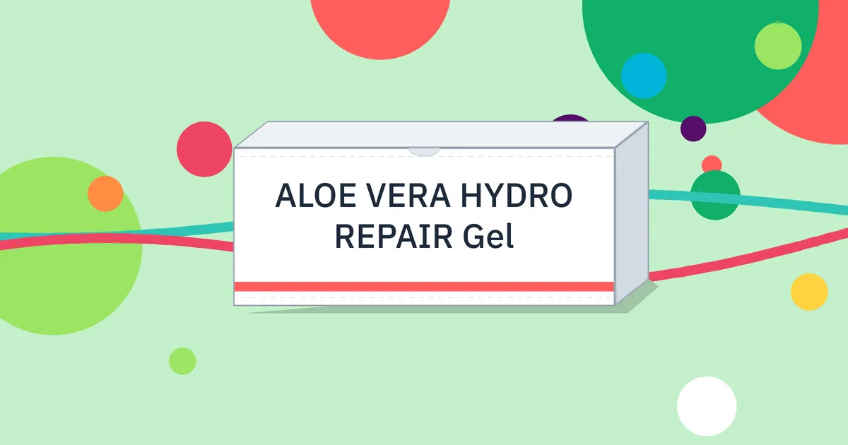 Symbolbild: Packung mit der Aufschrift ALOE VERA HYDRO REPAIR Gel (PZN 04949971) – Verfügbarkeit und Bezug in Apotheken in Frankfurt am Main