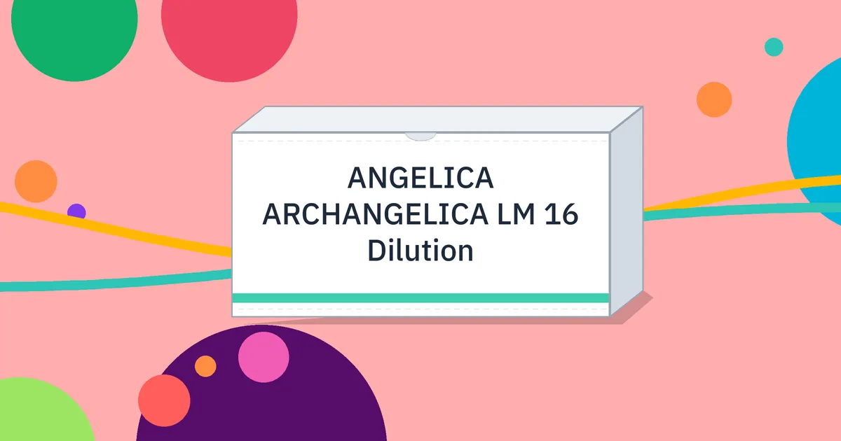 Symbolbild: Packung mit der Aufschrift ANGELICA ARCHANGELICA LM 16 Dilution (PZN 13368032) – Verfügbarkeit und Bezug in Apotheken in Frankfurt am Main