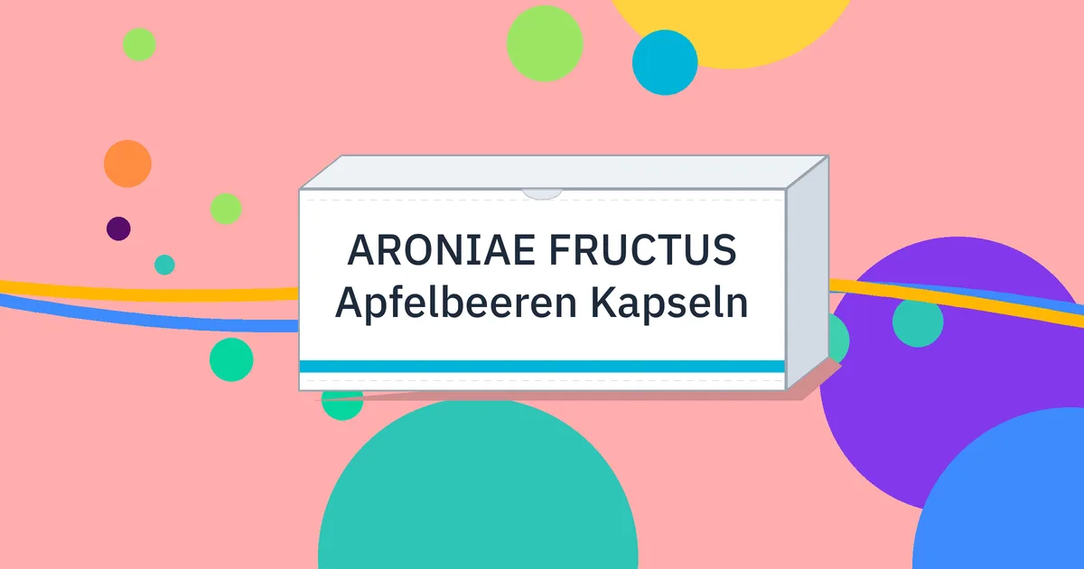 Symbolbild: Packung mit der Aufschrift ARONIAE FRUCTUS Apfelbeeren Kapseln (PZN 06130235) – Verfügbarkeit und Bezug in Apotheken in Frankfurt am Main