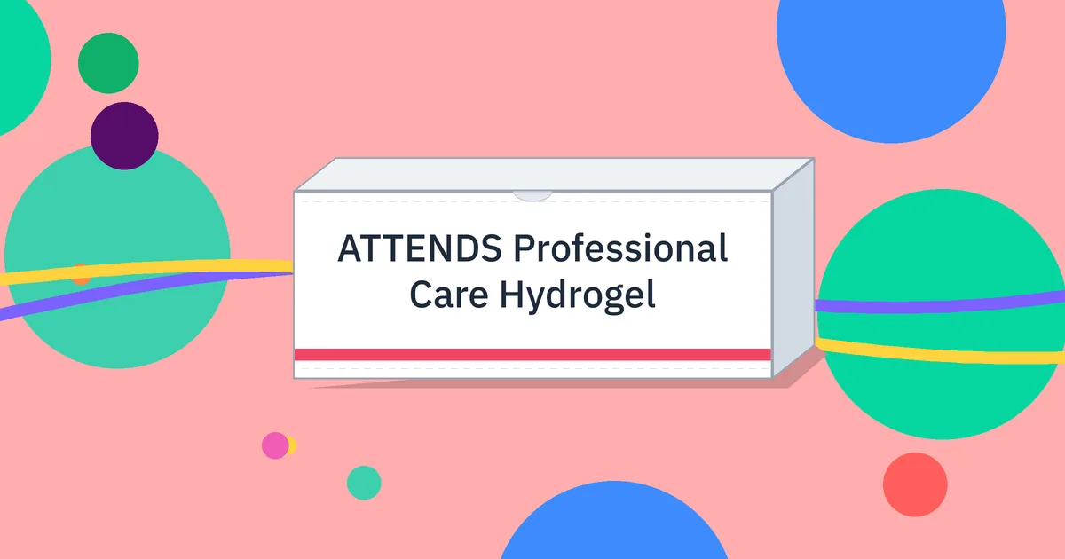 Symbolbild: Packung mit der Aufschrift ATTENDS Professional Care Hydrogel (PZN 11517410) – Verfügbarkeit und Bezug in Apotheken in Frankfurt am Main