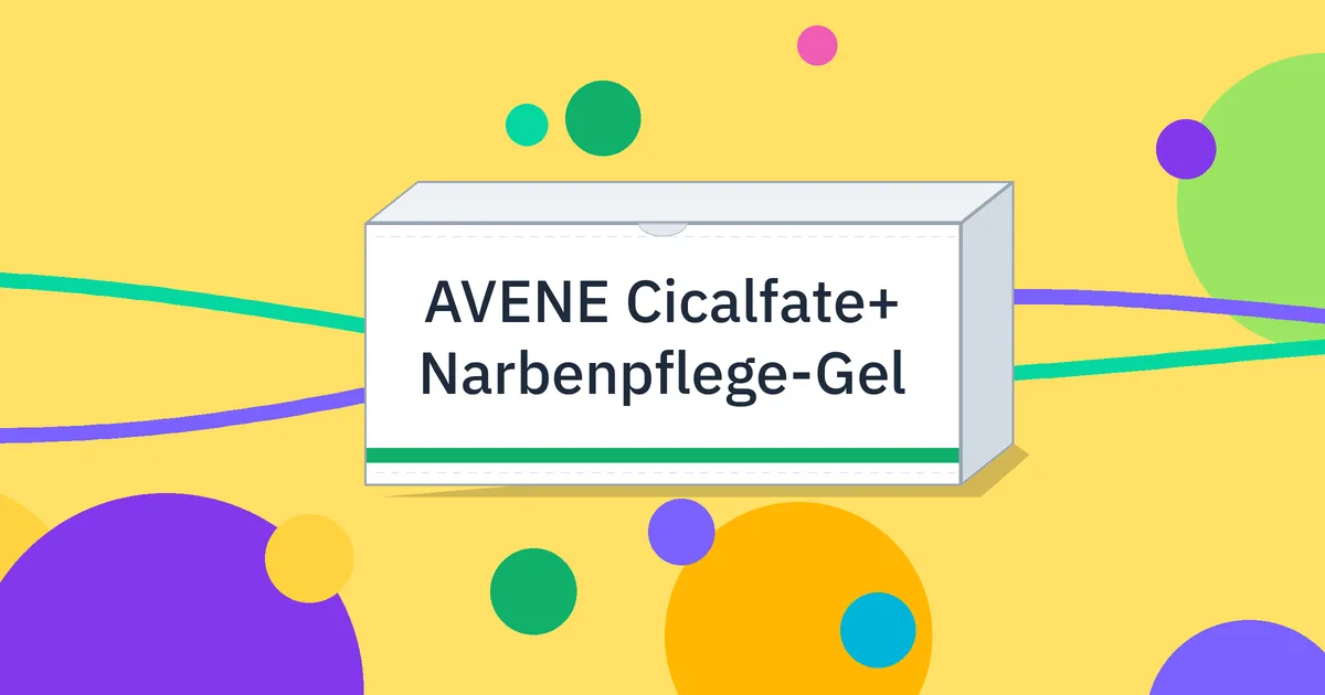 Symbolbild: Packung mit der Aufschrift AVENE Cicalfate+ Narbenpflege-Gel (PZN 19833406) – Verfügbarkeit und Bezug in Apotheken in Frankfurt am Main