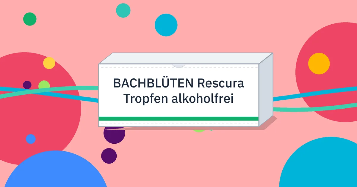 Symbolbild: Packung mit der Aufschrift BACHBLÜTEN Rescura Tropfen alkoholfrei (PZN 20310369) – Verfügbarkeit und Bezug in Apotheken in Frankfurt am Main