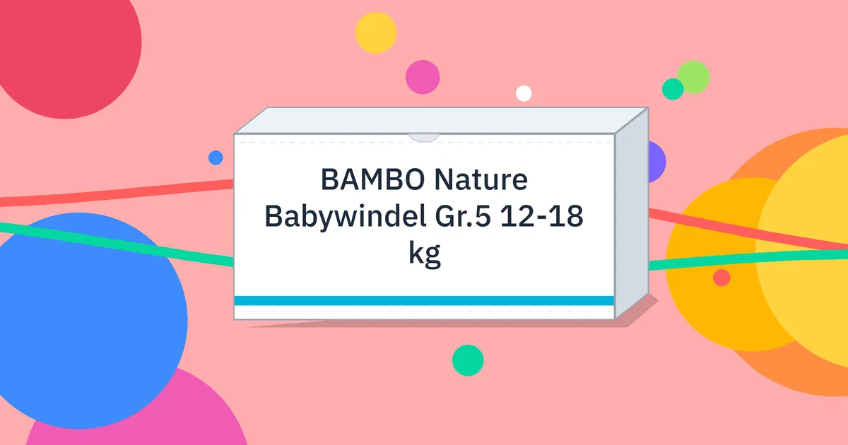 Symbolbild: Packung mit der Aufschrift BAMBO Nature Babywindel Gr.5 12-18 kg (PZN 15416812) – Verfügbarkeit und Bezug in Apotheken in Frankfurt am Main