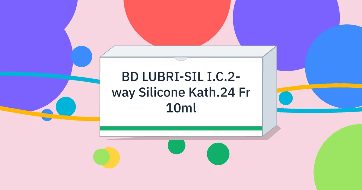 Symbolbild: Packung mit der Aufschrift BD LUBRI-SIL I.C.2-way Silicone Kath.24 Fr 10ml (PZN 20594616) – Verfügbarkeit und Bezug in Apotheken in Frankfurt am Main