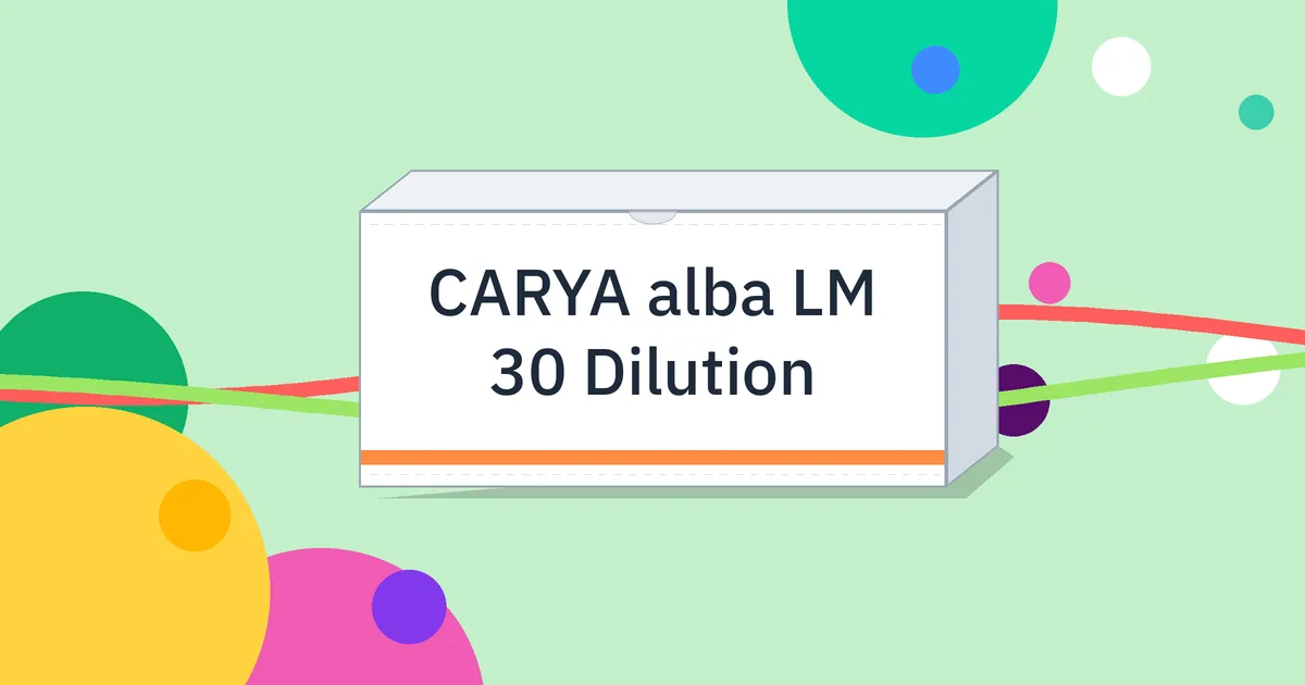 Symbolbild: Packung mit der Aufschrift CARYA alba LM 30 Dilution (PZN 13431687) – Verfügbarkeit und Bezug in Apotheken in Frankfurt am Main