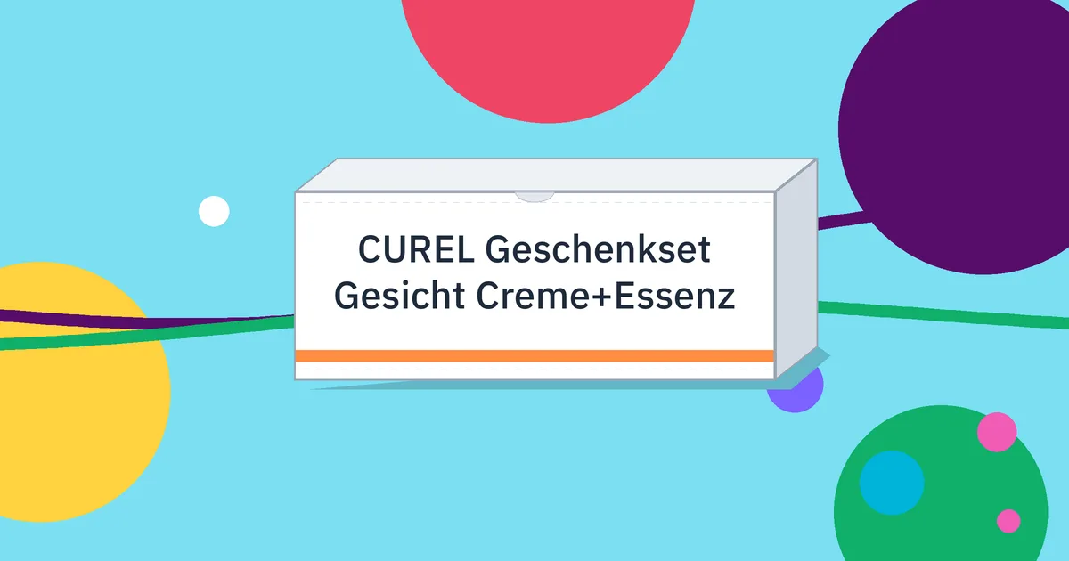 Symbolbild: Packung mit der Aufschrift CUREL Geschenkset Gesicht Creme+Essenz (PZN 20010383) – Verfügbarkeit und Bezug in Apotheken in Frankfurt am Main