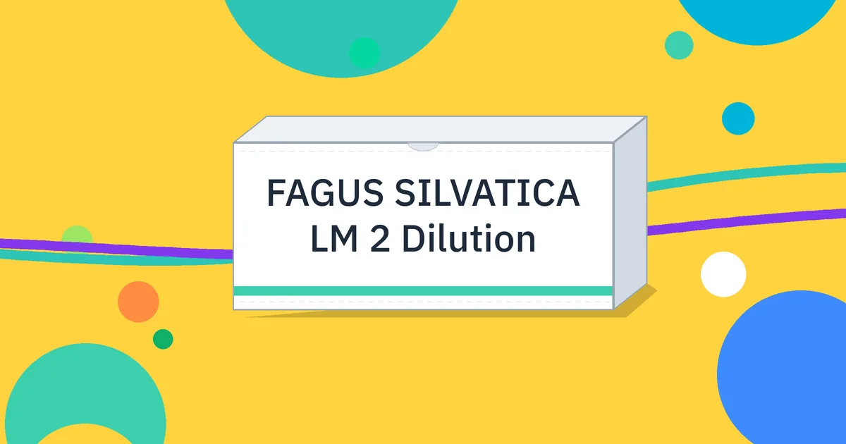 Symbolbild: Packung mit der Aufschrift FAGUS SILVATICA LM 2 Dilution (PZN 13486837) – Verfügbarkeit und Bezug in Apotheken in Frankfurt am Main