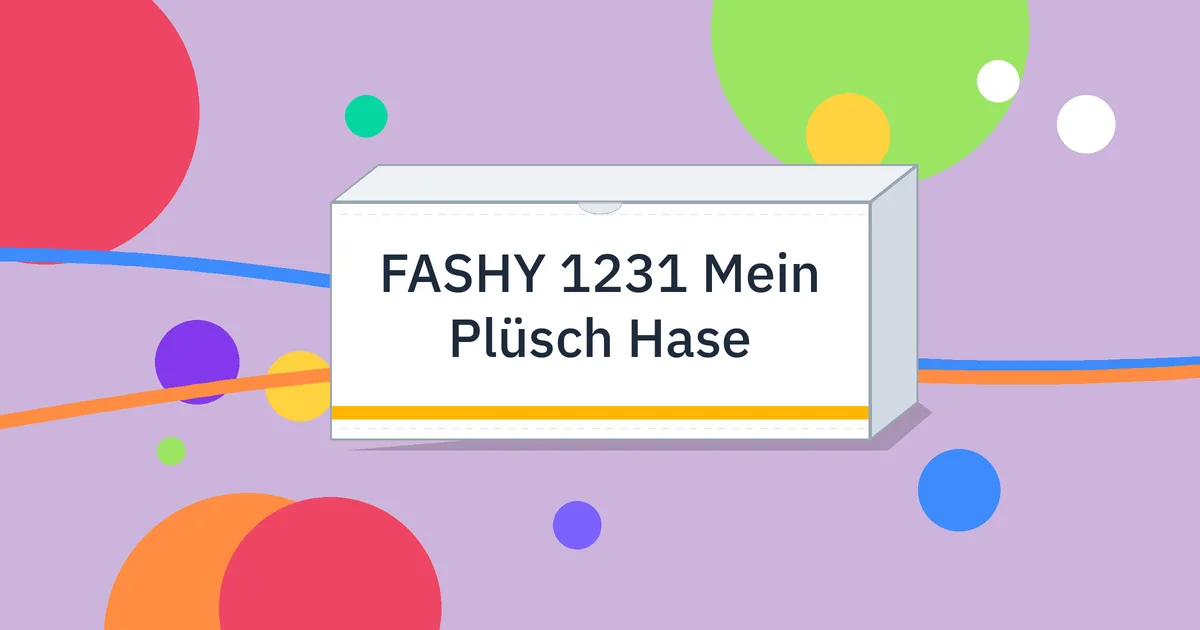 Symbolbild: Packung mit der Aufschrift FASHY 1231 Mein Plüsch Hase (PZN 12375082) – Verfügbarkeit und Bezug in Apotheken in Frankfurt am Main