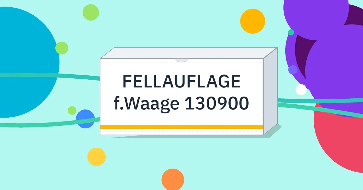 Symbolbild: Packung mit der Aufschrift FELLAUFLAGE f.Waage 130900 (PZN 03513622) – Verfügbarkeit und Bezug in Apotheken in Frankfurt am Main