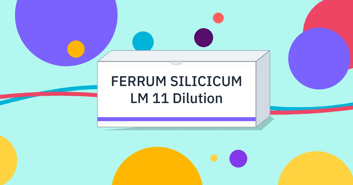 Symbolbild: Packung mit der Aufschrift FERRUM SILICICUM LM 11 Dilution (PZN 12853015) – Verfügbarkeit und Bezug in Apotheken in Frankfurt am Main