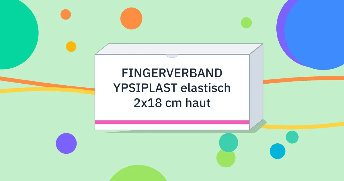 Symbolbild: Packung mit der Aufschrift FINGERVERBAND YPSIPLAST elastisch 2x18 cm haut (PZN 04747316) – Verfügbarkeit und Bezug in Apotheken in Frankfurt am Main