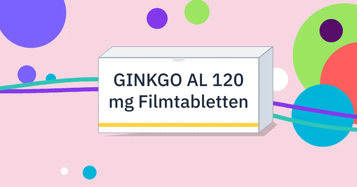 Symbolbild: Packung mit der Aufschrift GINKGO AL 120 mg Filmtabletten (PZN 06565157) – Verfügbarkeit und Bezug in Apotheken in Frankfurt am Main