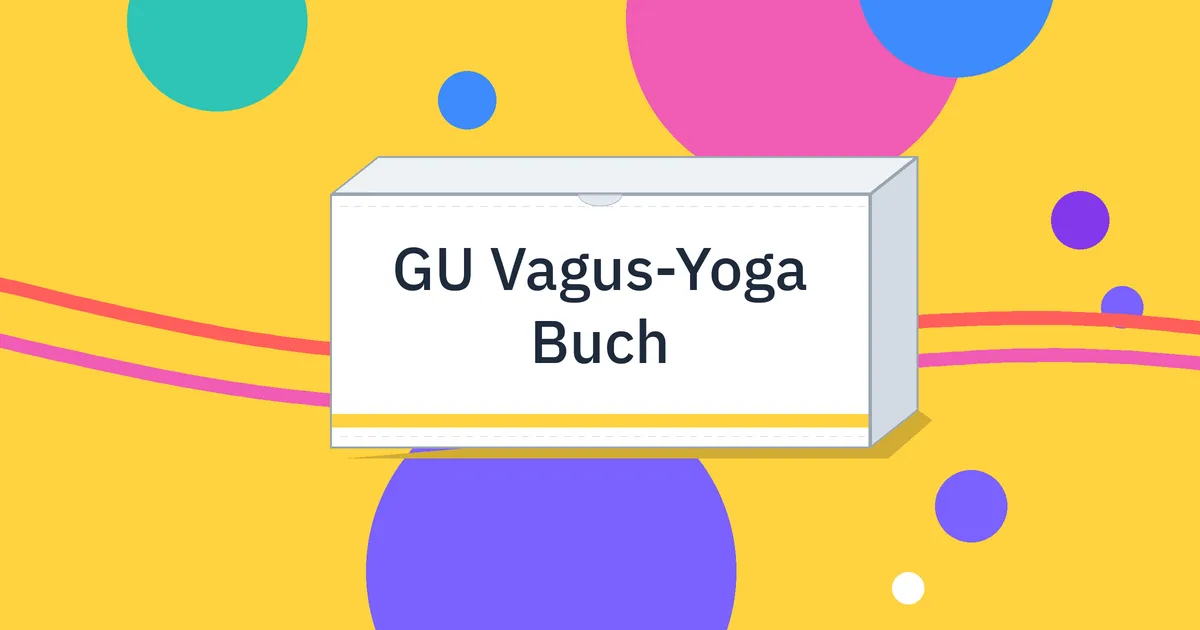 Symbolbild: Packung mit der Aufschrift GU Vagus-Yoga Buch (PZN 19850416) – Verfügbarkeit und Bezug in Apotheken in Frankfurt am Main