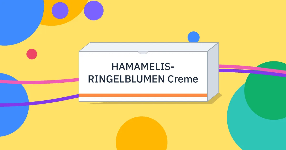 Symbolbild: Packung mit der Aufschrift HAMAMELIS-RINGELBLUMEN Creme (PZN 19778535) – Verfügbarkeit und Bezug in Apotheken in Frankfurt am Main