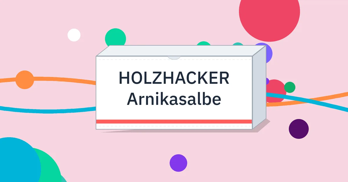 Symbolbild: Packung mit der Aufschrift HOLZHACKER Arnikasalbe (PZN 20892696) – Verfügbarkeit und Bezug in Apotheken in Frankfurt am Main