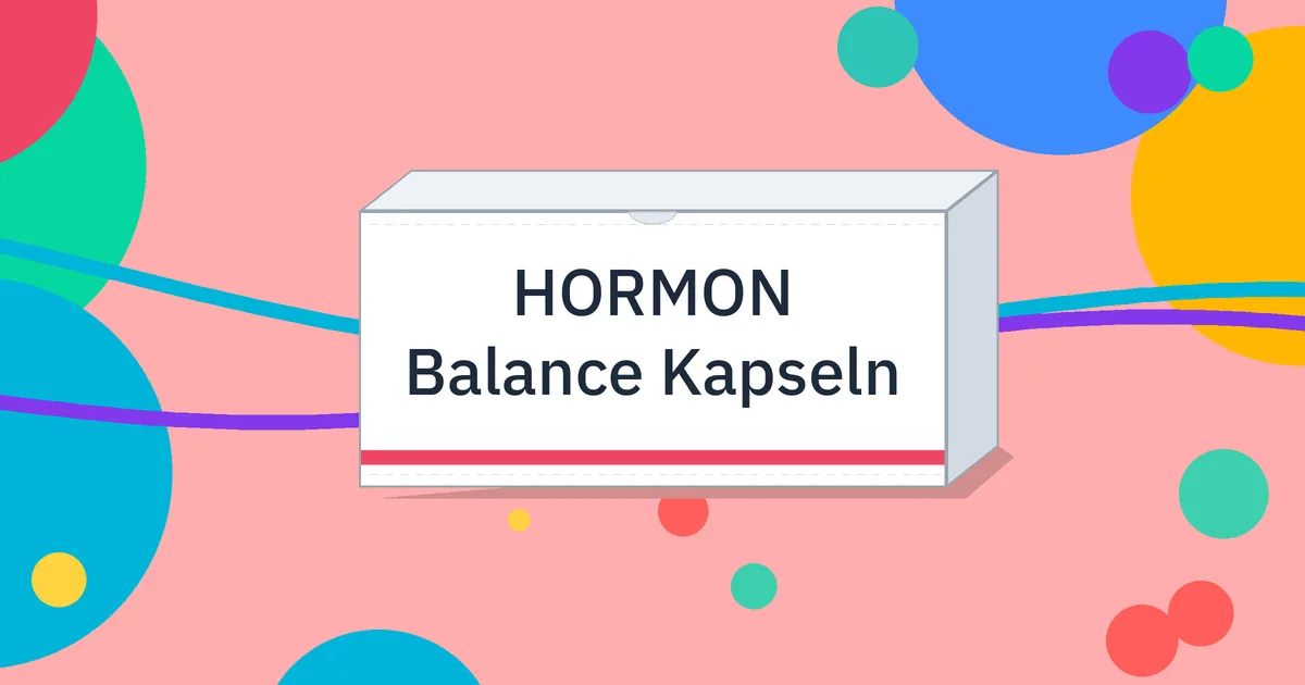 Symbolbild: Packung mit der Aufschrift HORMON Balance Kapseln (PZN 19282076) – Verfügbarkeit und Bezug in Apotheken in Frankfurt am Main