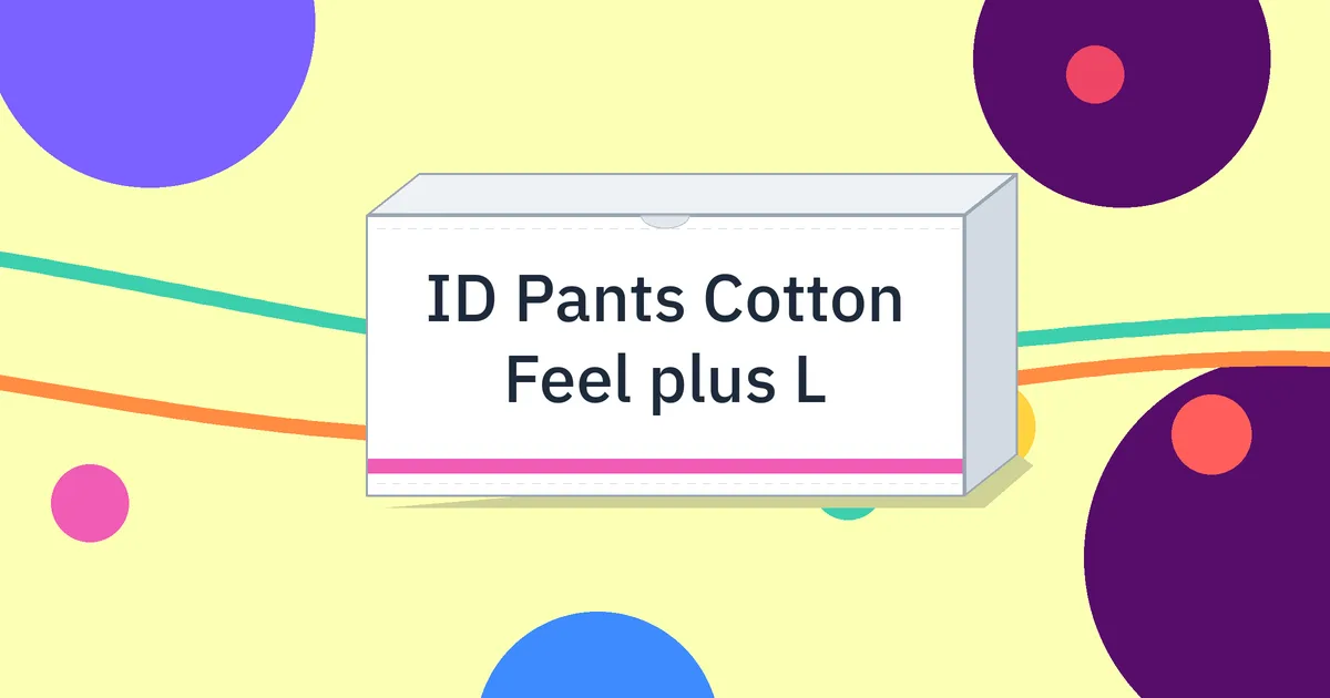 Symbolbild: Packung mit der Aufschrift ID Pants Cotton Feel plus L (PZN 00142214) – Verfügbarkeit und Bezug in Apotheken in Frankfurt am Main