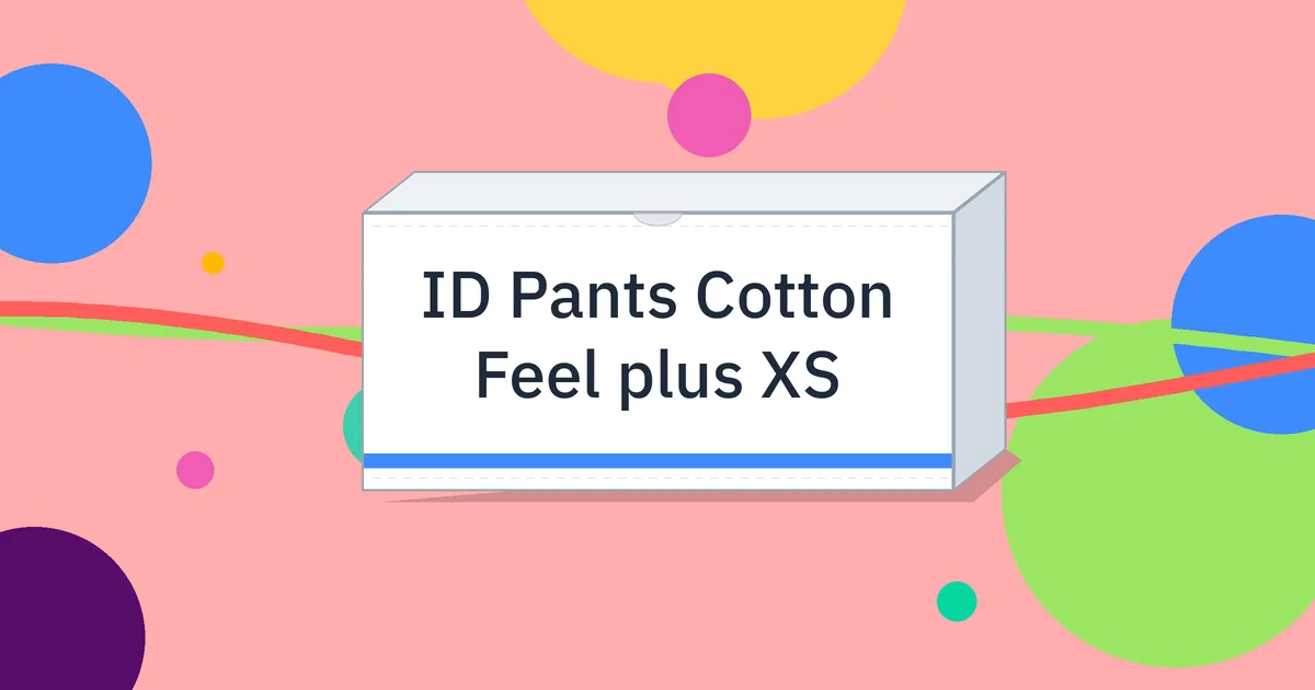 Symbolbild: Packung mit der Aufschrift ID Pants Cotton Feel plus XS (PZN 00141686) – Verfügbarkeit und Bezug in Apotheken in Frankfurt am Main