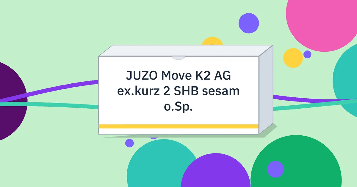 Symbolbild: Packung mit der Aufschrift JUZO Move K2 AG ex.kurz 2 SHB sesam o.Sp. (PZN 18533895) – Verfügbarkeit und Bezug in Apotheken in Frankfurt am Main