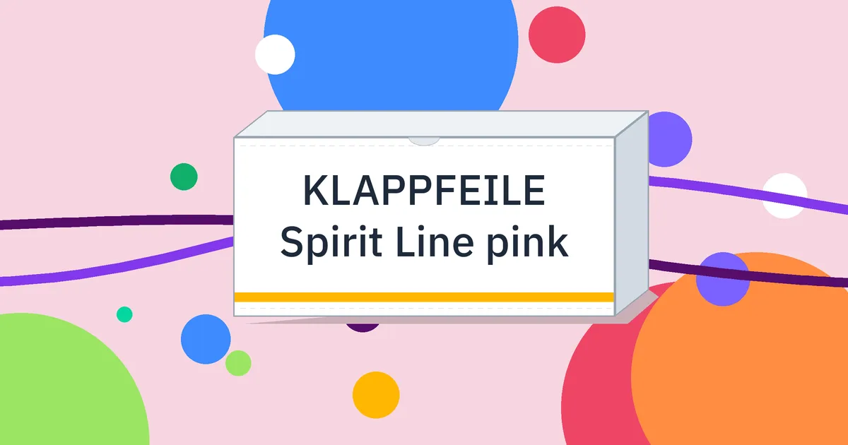 Symbolbild: Packung mit der Aufschrift KLAPPFEILE Spirit Line pink (PZN 01505073) – Verfügbarkeit und Bezug in Apotheken in Frankfurt am Main