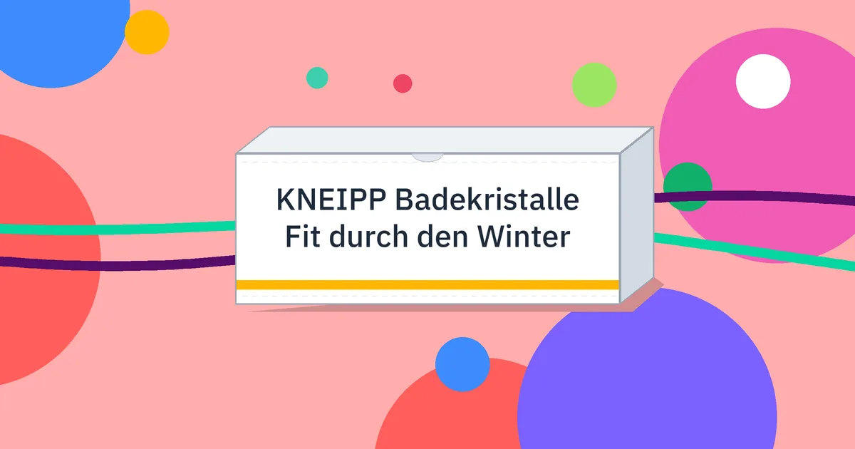 Symbolbild: Packung mit der Aufschrift KNEIPP Badekristalle Fit durch den Winter (PZN 19272244) – Verfügbarkeit und Bezug in Apotheken in Frankfurt am Main