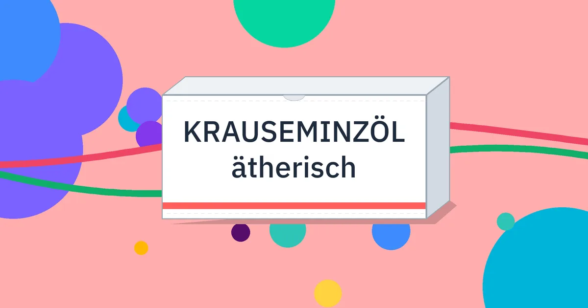 Symbolbild: Packung mit der Aufschrift KRAUSEMINZÖL ätherisch (PZN 16328091) – Verfügbarkeit und Bezug in Apotheken in Frankfurt am Main