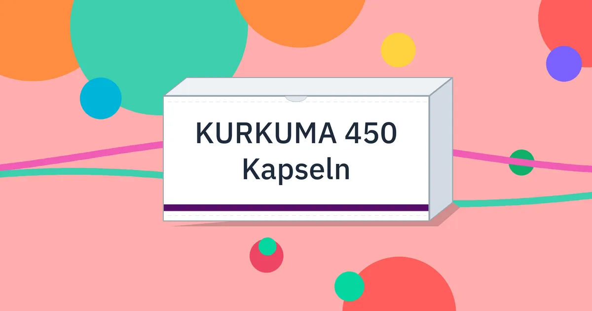 Symbolbild: Packung mit der Aufschrift KURKUMA 450 Kapseln (PZN 16331727) – Verfügbarkeit und Bezug in Apotheken in Frankfurt am Main