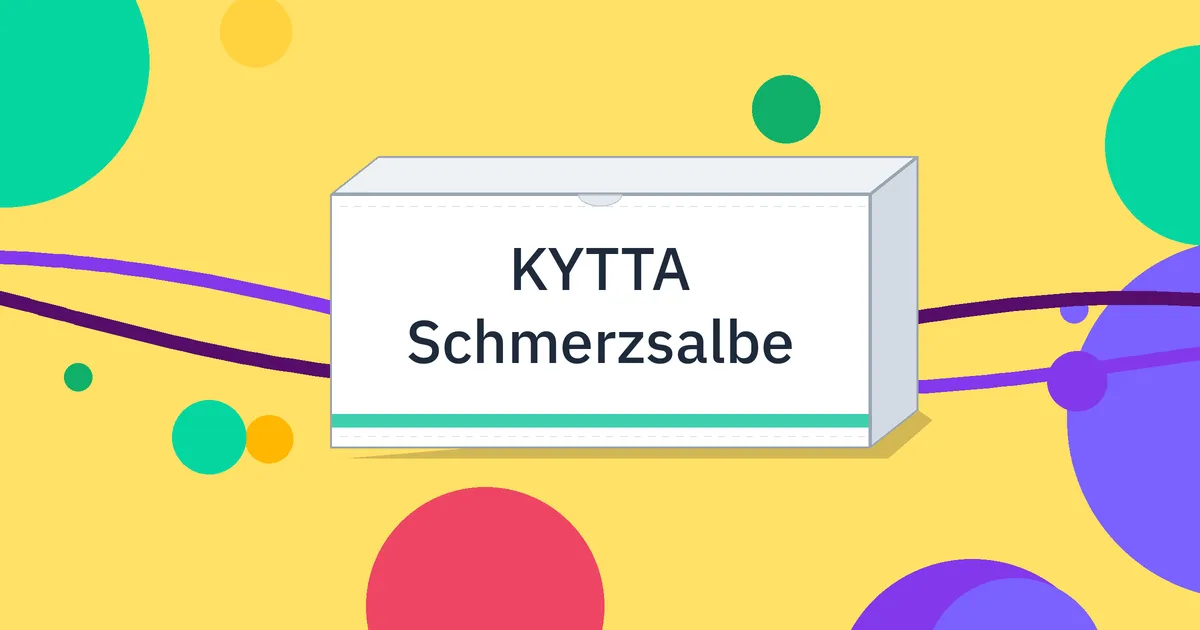 Symbolbild: Packung mit der Aufschrift KYTTA Schmerzsalbe (PZN 10832842) – Verfügbarkeit und Bezug in Apotheken in Frankfurt am Main