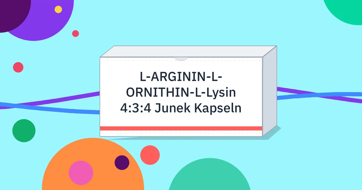 Symbolbild: Packung mit der Aufschrift L-ARGININ-L-ORNITHIN-L-Lysin 4:3:4 Junek Kapseln (PZN 00138425) – Verfügbarkeit und Bezug in Apotheken in Frankfurt am Main
