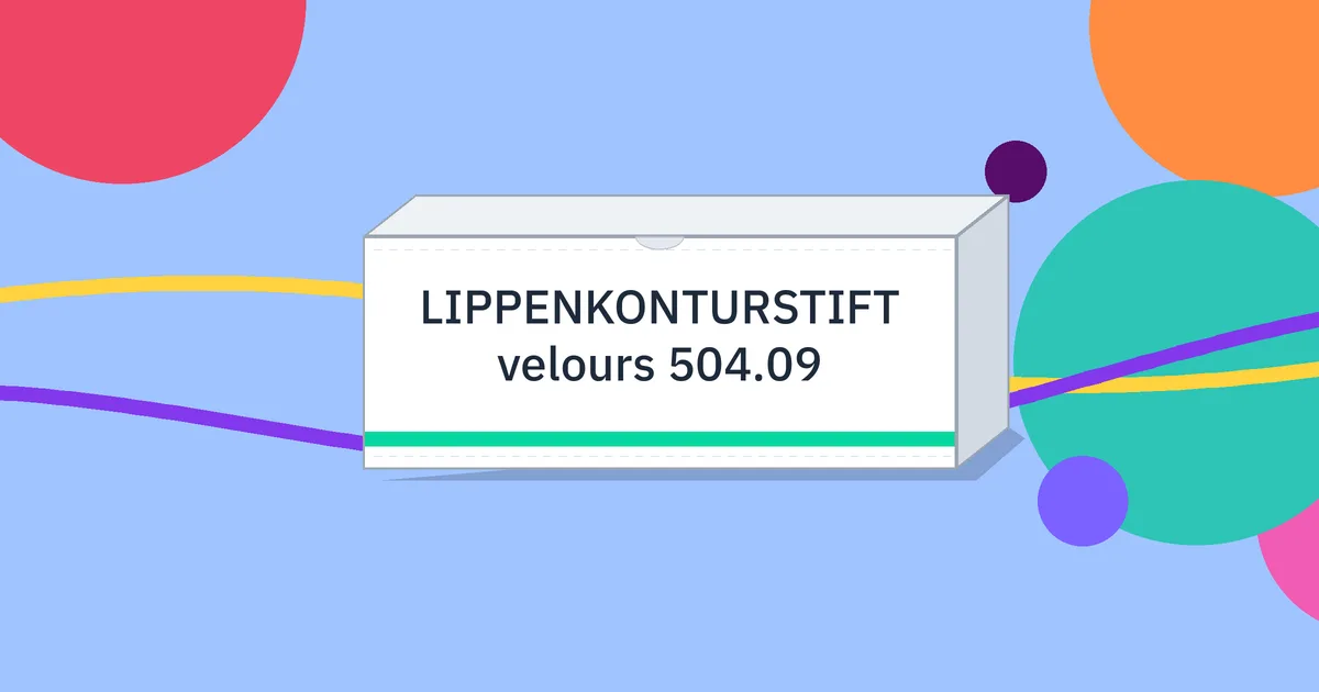 Symbolbild: Packung mit der Aufschrift LIPPENKONTURSTIFT velours 504.09 (PZN 16731680) – Verfügbarkeit und Bezug in Apotheken in Frankfurt am Main