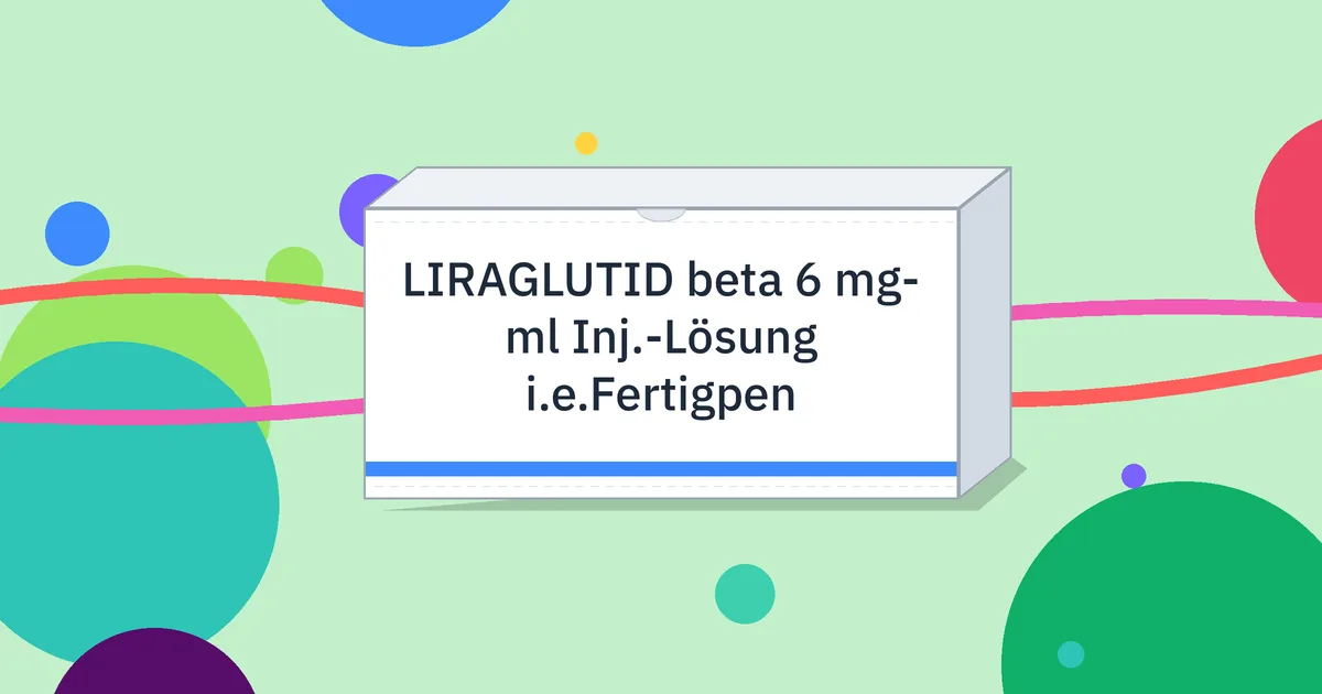 Symbolbild: Packung mit der Aufschrift LIRAGLUTID beta 6 mg-ml Inj.-Lösung i.e.Fertigpen (PZN 19185539) – Verfügbarkeit und Bezug in Apotheken in Frankfurt am Main