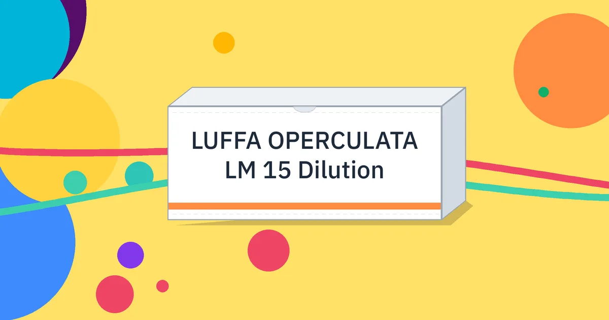 Symbolbild: Packung mit der Aufschrift LUFFA OPERCULATA LM 15 Dilution (PZN 12933375) – Verfügbarkeit und Bezug in Apotheken in Frankfurt am Main