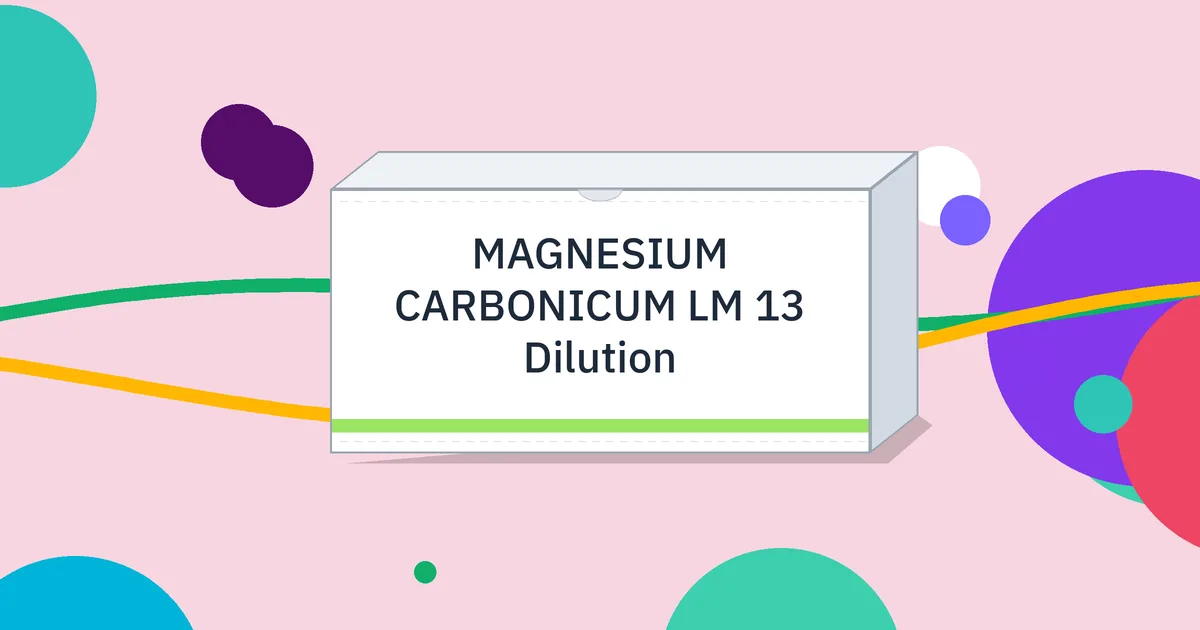 Symbolbild: Packung mit der Aufschrift MAGNESIUM CARBONICUM LM 13 Dilution (PZN 12937025) – Verfügbarkeit und Bezug in Apotheken in Frankfurt am Main
