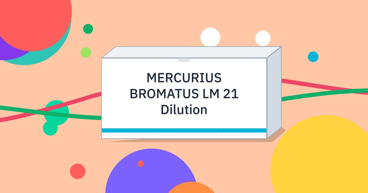 Symbolbild: Packung mit der Aufschrift MERCURIUS BROMATUS LM 21 Dilution (PZN 12949146) – Verfügbarkeit und Bezug in Apotheken in Frankfurt am Main