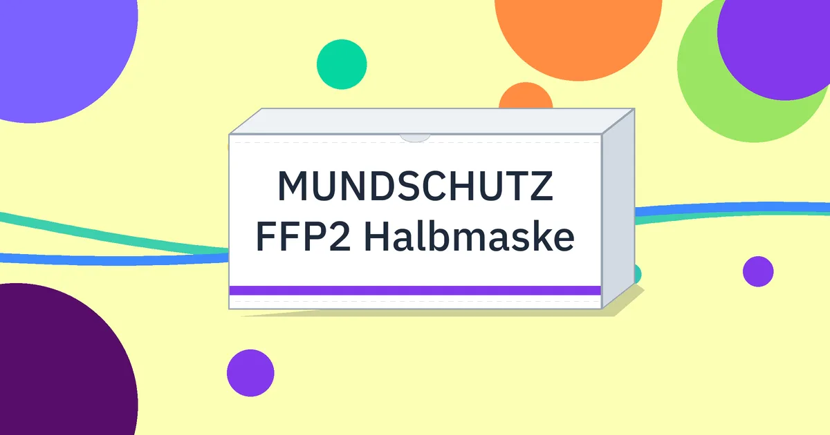 Symbolbild: Packung mit der Aufschrift MUNDSCHUTZ FFP2 Halbmaske (PZN 00678593) – Verfügbarkeit und Bezug in Apotheken in Frankfurt am Main