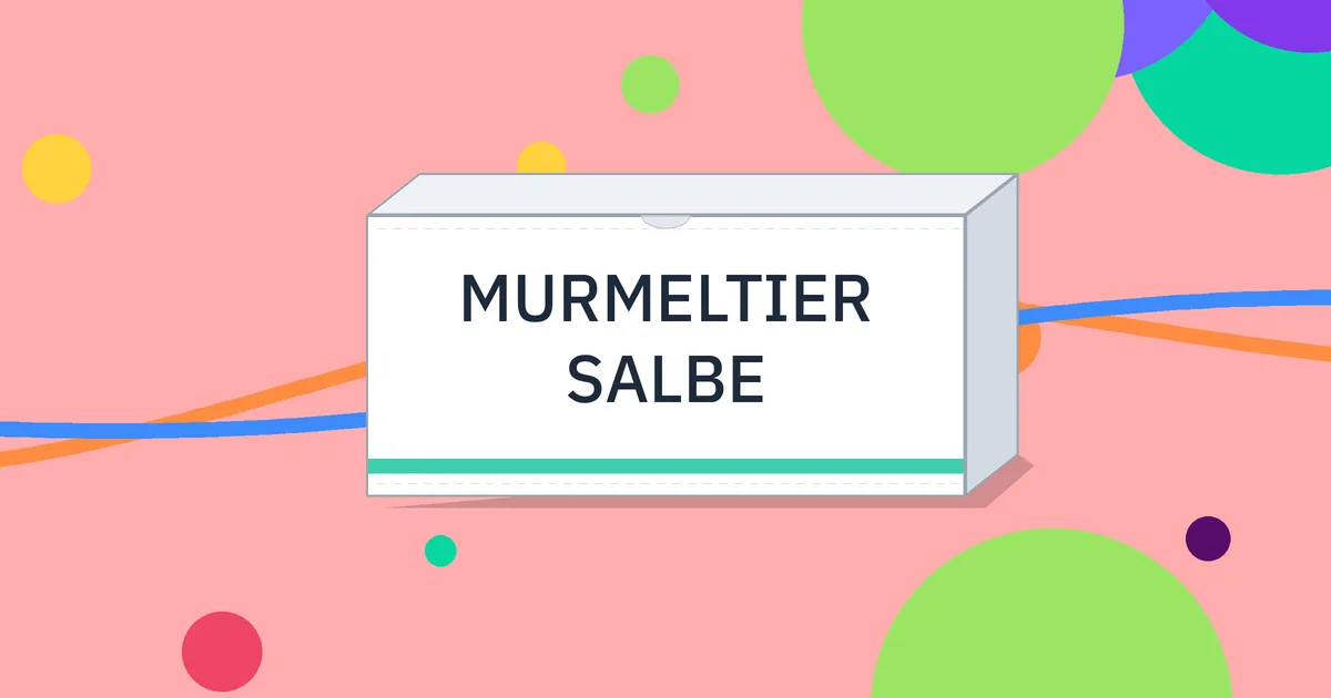 Symbolbild: Packung mit der Aufschrift MURMELTIER SALBE (PZN 11026043) – Verfügbarkeit und Bezug in Apotheken in Frankfurt am Main