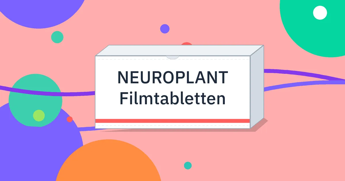 Symbolbild: Packung mit der Aufschrift NEUROPLANT Filmtabletten (PZN 01018539) – Verfügbarkeit und Bezug in Apotheken in Frankfurt am Main