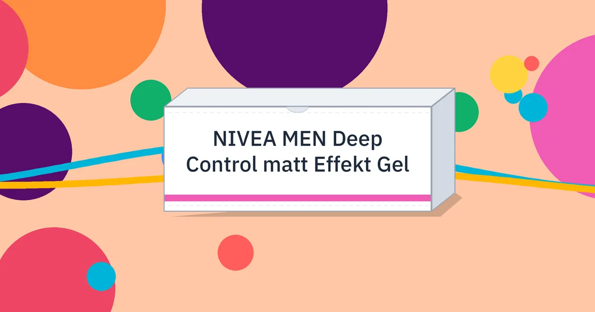 Symbolbild: Packung mit der Aufschrift NIVEA MEN Deep Control matt Effekt Gel (PZN 16046949) – Verfügbarkeit und Bezug in Apotheken in Frankfurt am Main