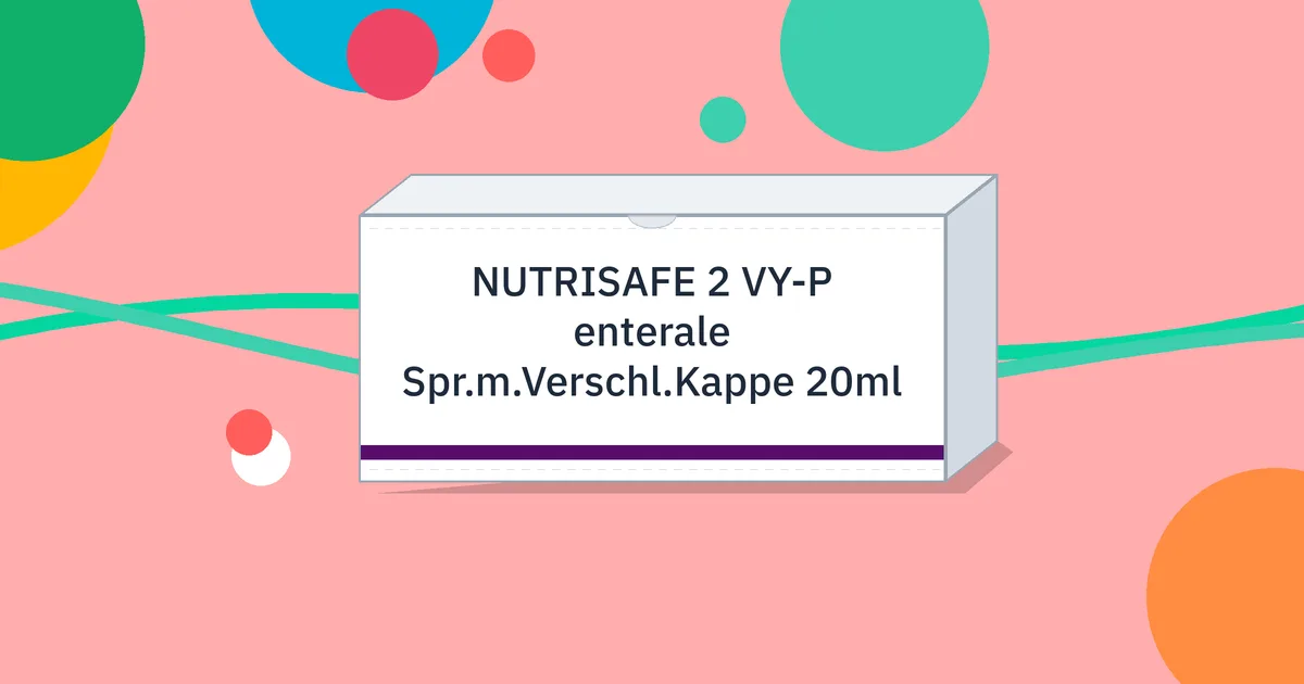 Symbolbild: Packung mit der Aufschrift NUTRISAFE 2 VY-P enterale Spr.m.Verschl.Kappe 20ml (PZN 20066283) – Verfügbarkeit und Bezug in Apotheken in Frankfurt am Main