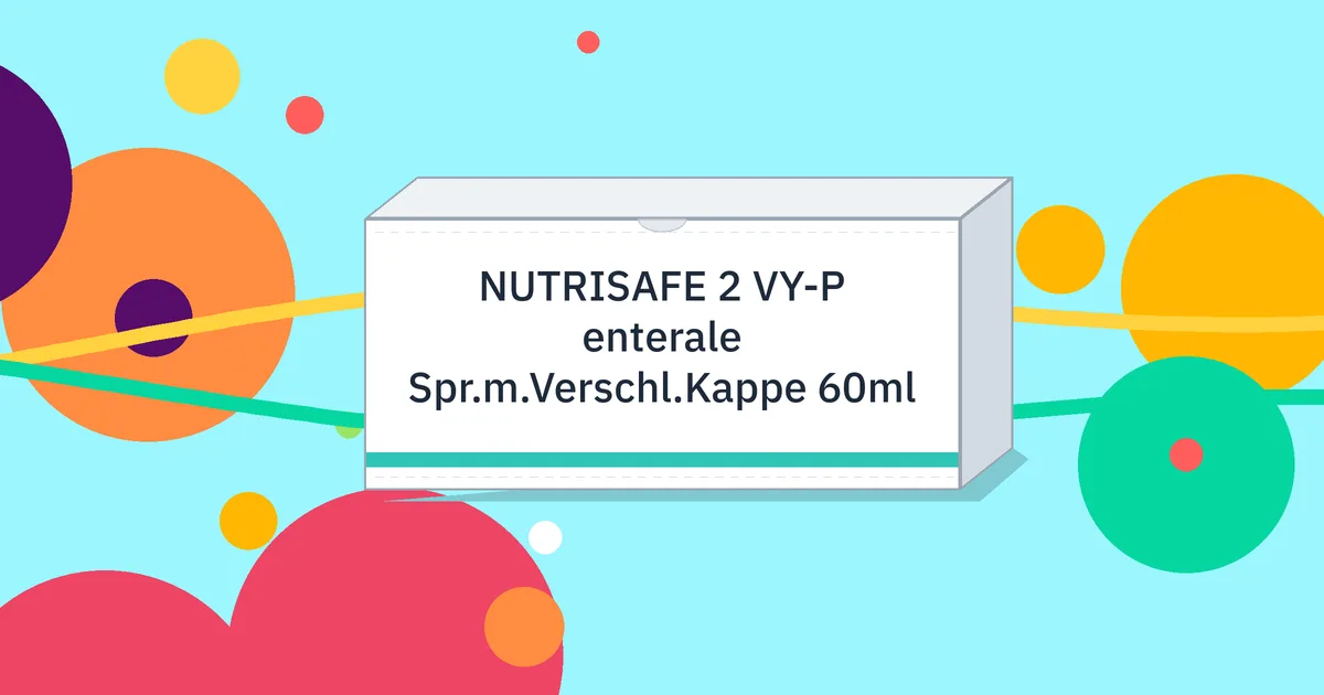 Symbolbild: Packung mit der Aufschrift NUTRISAFE 2 VY-P enterale Spr.m.Verschl.Kappe 60ml (PZN 16797199) – Verfügbarkeit und Bezug in Apotheken in Frankfurt am Main