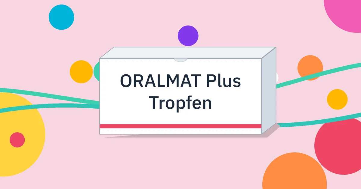 Symbolbild: Packung mit der Aufschrift ORALMAT Plus Tropfen (PZN 00927168) – Verfügbarkeit und Bezug in Apotheken in Frankfurt am Main