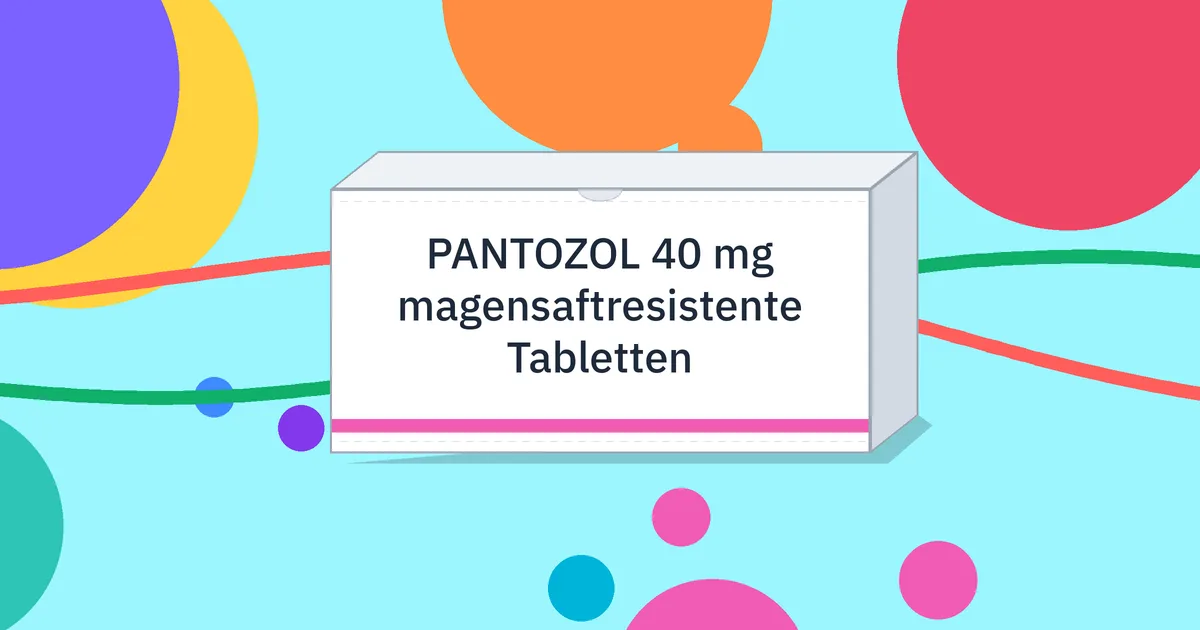 Symbolbild: Packung mit der Aufschrift PANTOZOL 40 mg magensaftresistente Tabletten (PZN 18074128) – Verfügbarkeit und Bezug in Apotheken in Frankfurt am Main