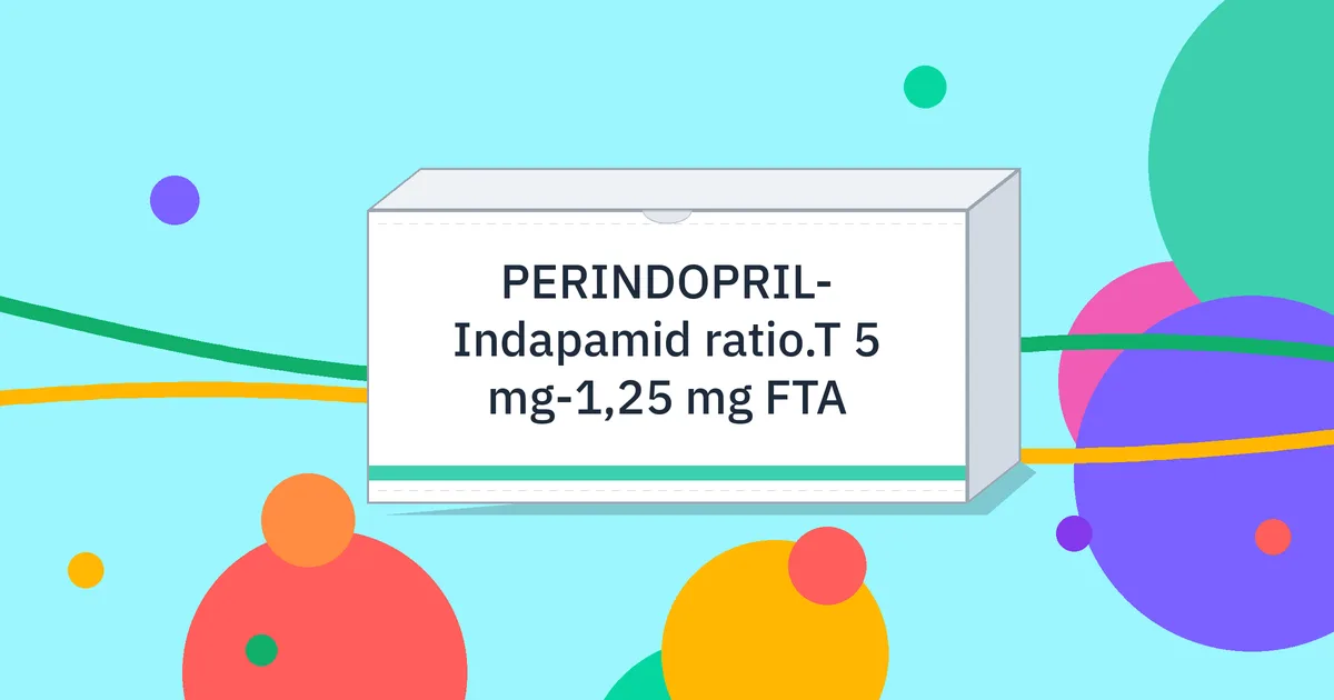 Symbolbild: Packung mit der Aufschrift PERINDOPRIL-Indapamid ratio.T 5 mg-1,25 mg FTA (PZN 09722953) – Verfügbarkeit und Bezug in Apotheken in Frankfurt am Main