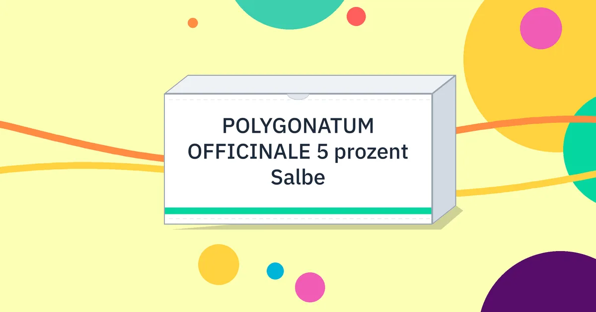 Symbolbild: Packung mit der Aufschrift POLYGONATUM OFFICINALE 5 prozent Salbe (PZN 01628309) – Verfügbarkeit und Bezug in Apotheken in Frankfurt am Main