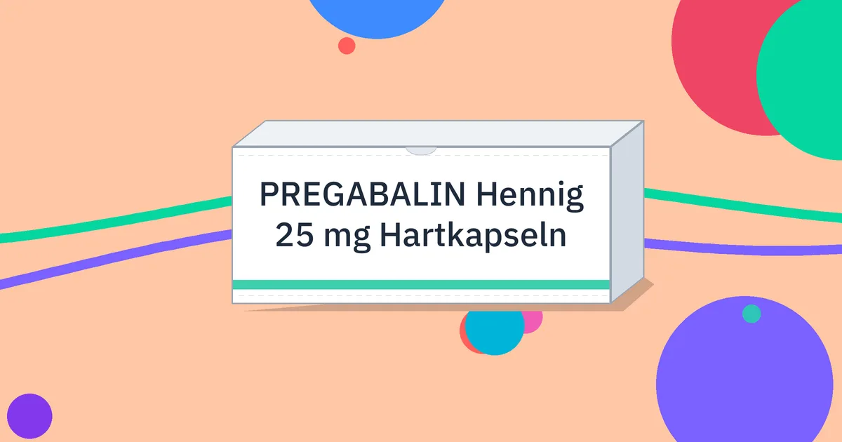 Symbolbild: Packung mit der Aufschrift PREGABALIN Hennig 25 mg Hartkapseln (PZN 18294634) – Verfügbarkeit und Bezug in Apotheken in Frankfurt am Main
