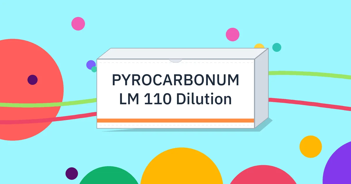 Symbolbild: Packung mit der Aufschrift PYROCARBONUM LM 110 Dilution (PZN 13673025) – Verfügbarkeit und Bezug in Apotheken in Frankfurt am Main