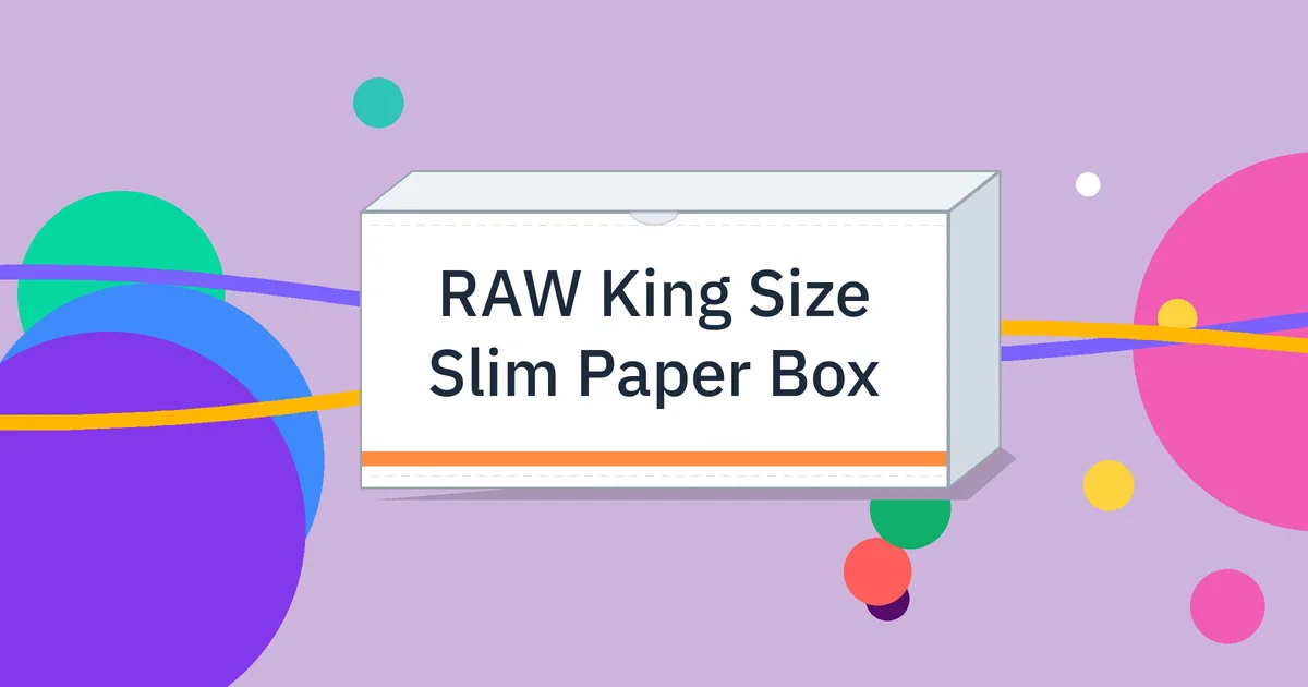 Symbolbild: Packung mit der Aufschrift RAW King Size Slim Paper Box (PZN 20840156) – Verfügbarkeit und Bezug in Apotheken in Frankfurt am Main
